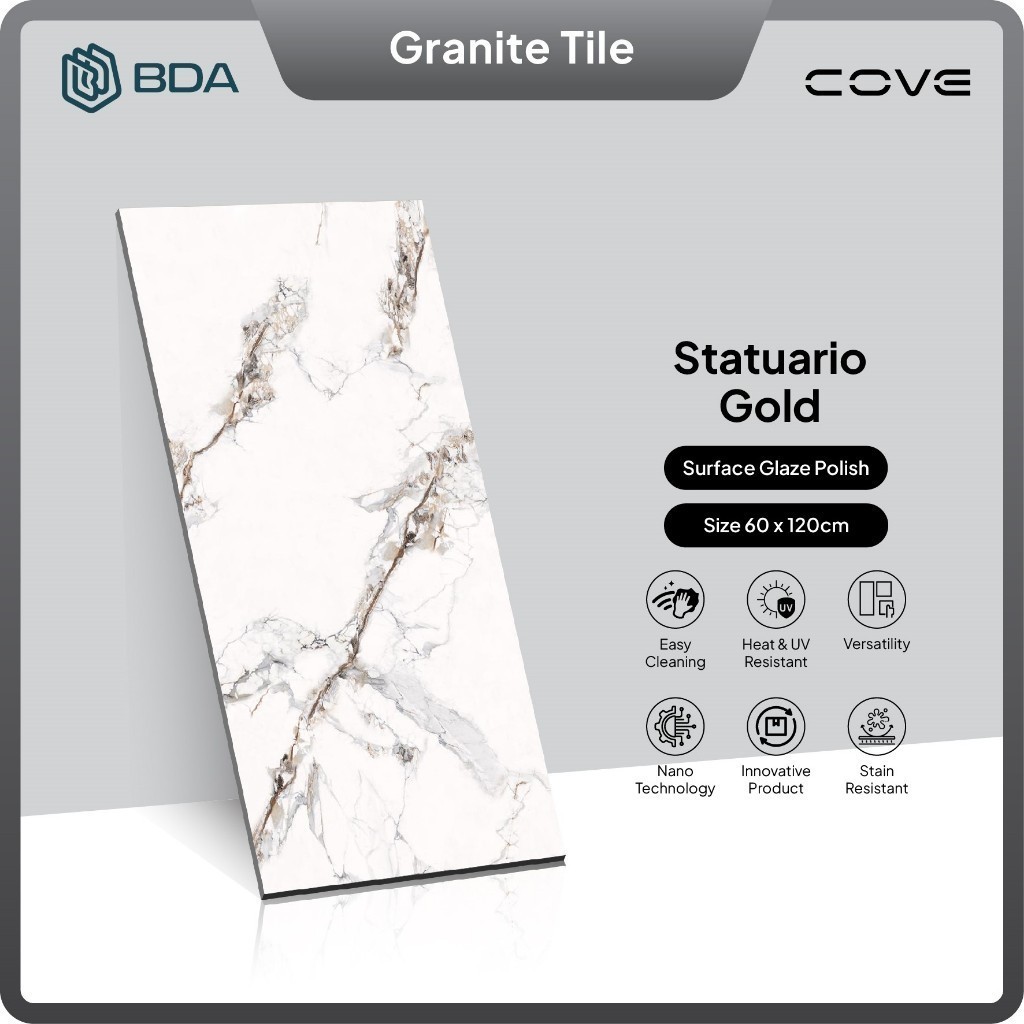 Jual BDA Granite Tile Granit 120X60 Granit 60x120 Keramik Lantai ...