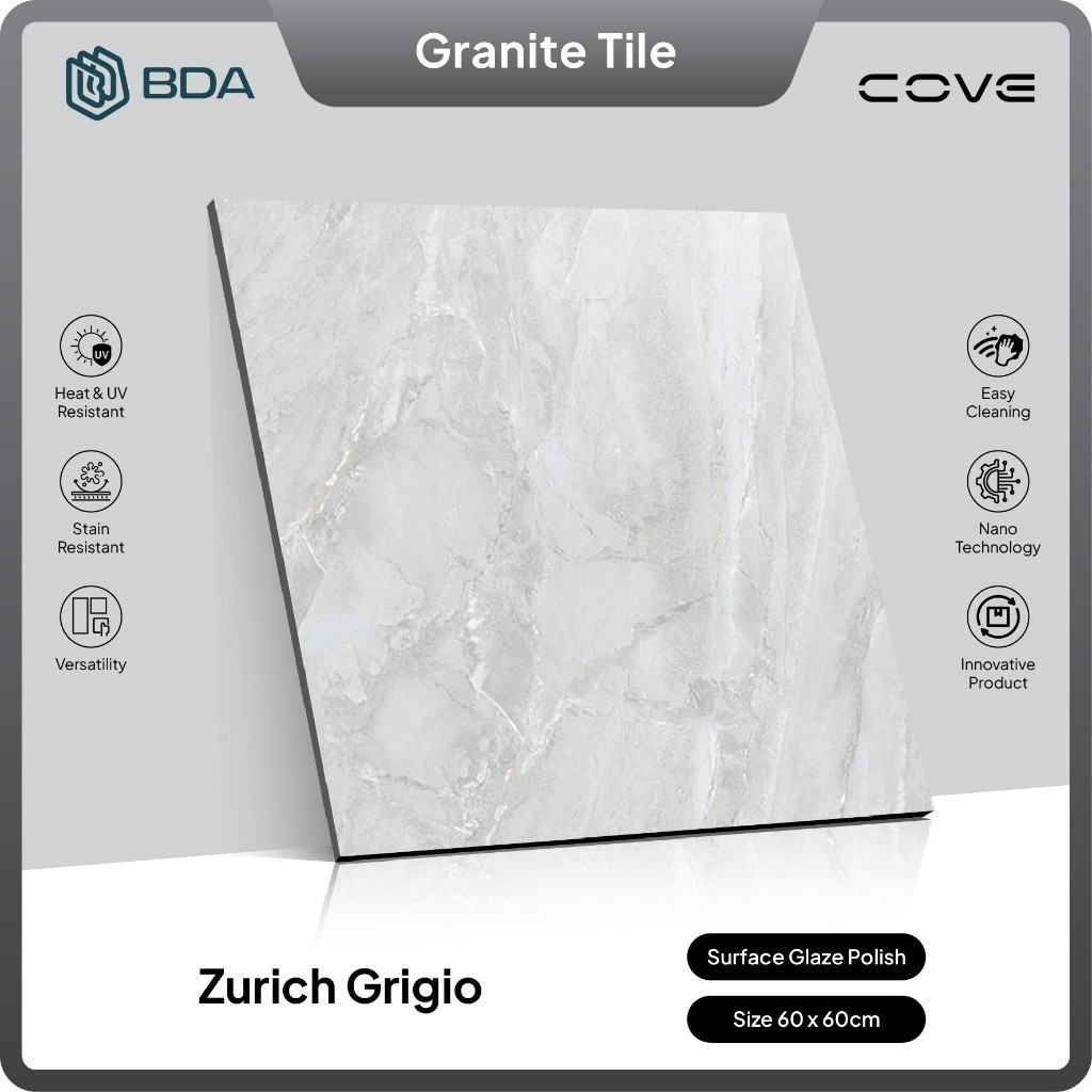 Jual BDA Granite Tile Granit Lantai 60x60 Granit 60x60 Keramik Lantai Keramik Dinding Zurich ...