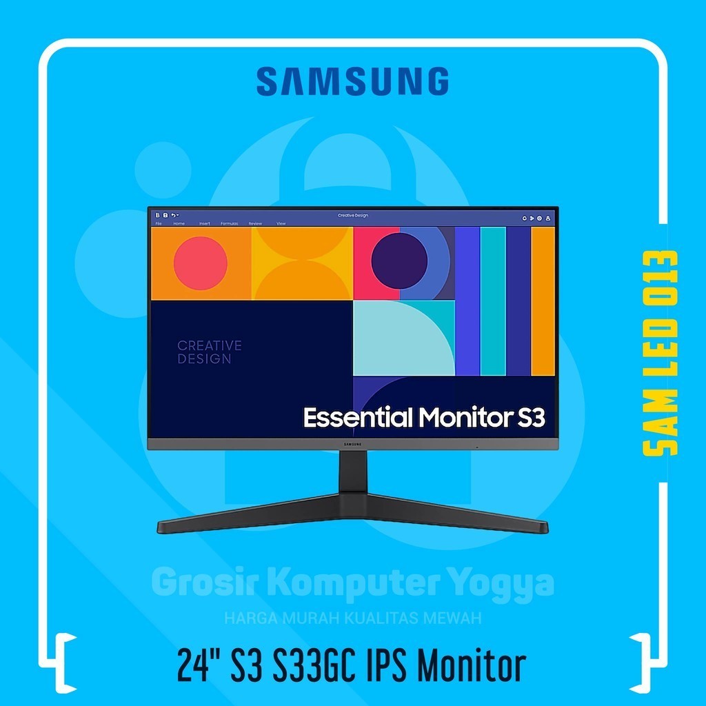 Jual Samsung 24" S3 S33GC Full HD 100Hz 4ms IPS Panel Flat Monitor ...