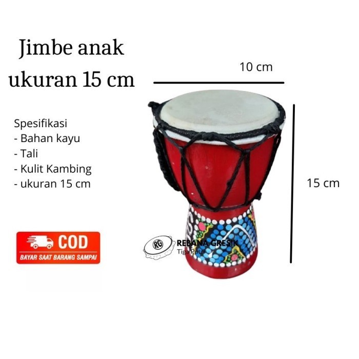 Jual JIMBE ANAK MURAH 30 CM DJIMBE ANAK ALAT MUSIK ANAK MAINAN ANAK ...