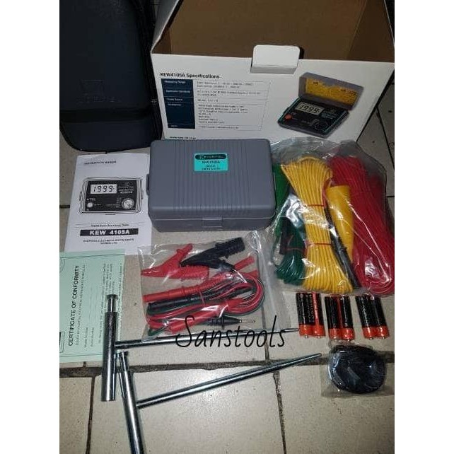 Jual Earth Tester / Grounding Tester Kyoritsu 4105A | Shopee Indonesia