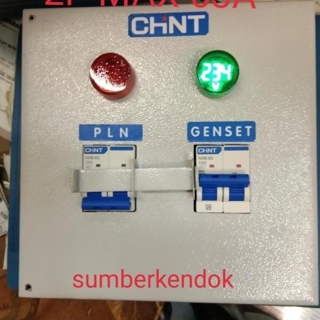 Jual Chint Panel Interlock 2P 63A With Volt Pilot Cos Pln Genset Swicth ...