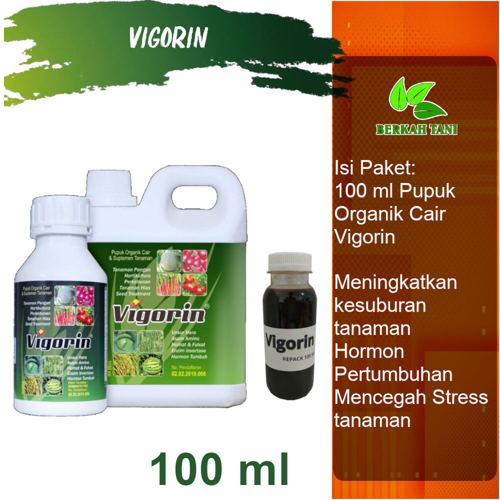 Jual Vigorin 100 ml Pupuk Organik Cair Plus Mikro Komplek | Shopee ...