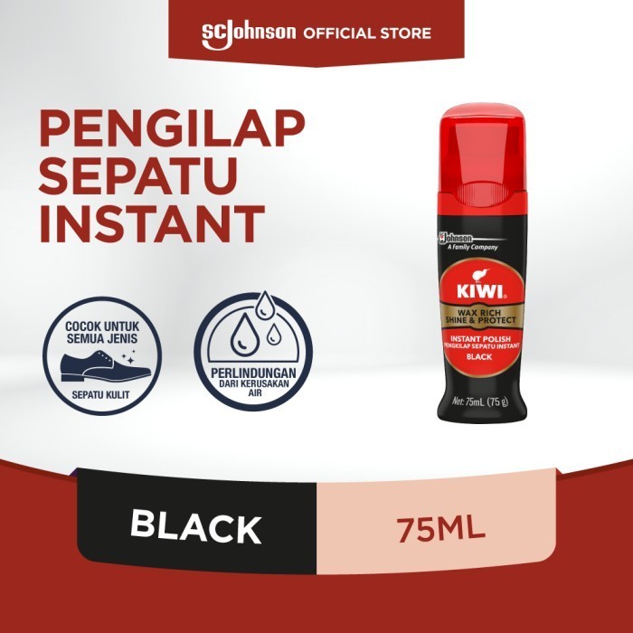Jual KIWI Shine & Protect Black 75ml | Shopee Indonesia