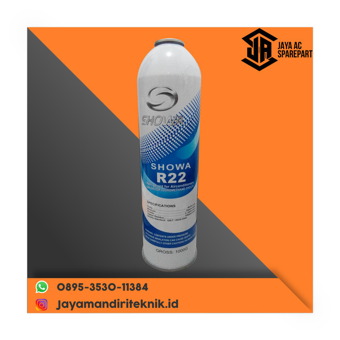 Jual favorit] Freon R22 showa kaleng Refrigerant 1kg mini | Shopee Indonesia