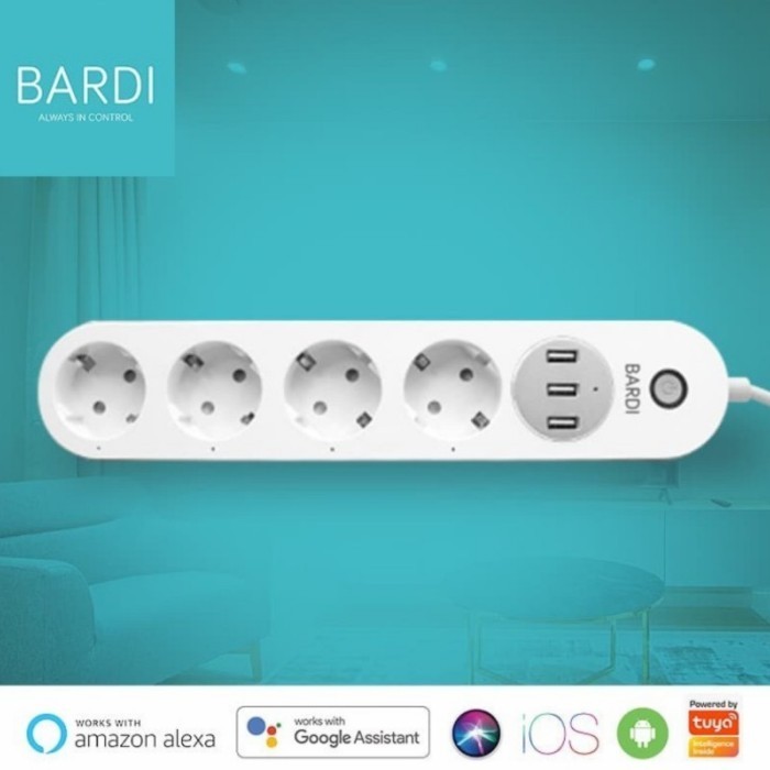 Jual favorit] bardi smart extension power strip smart stop kontak WiFi Original | Shopee Indonesia
