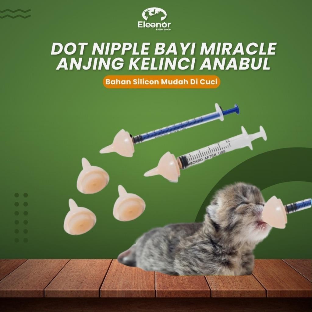 Jual Dot Anak Kucing Nipple Dot Miracle Untuk Anakan Kucing Babi Anjing ...