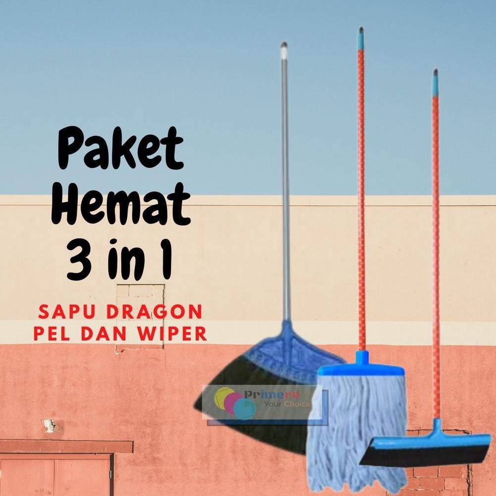 Jual Sr-32 (3In1) Paket Sapu Ijuk Dragon Pelan Lantai Mahkota Dan Pel ...