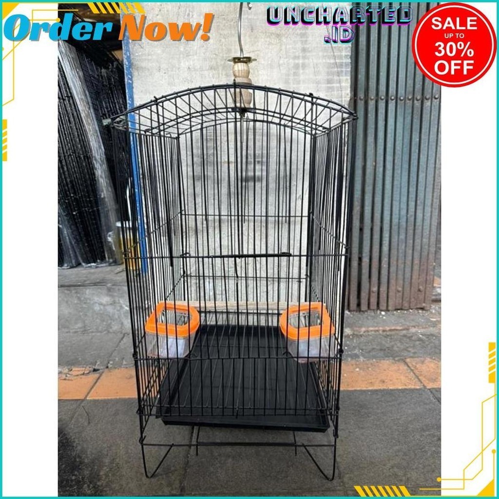 Jual SANGKAR KANDANG KOTAK BESI NO 2 BURUNG JALAK, CUCAK IJO , BEO ...
