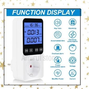 Jual Watt Meter AC Digital Volt Pemakaian KWH Daya Energy Meter ...