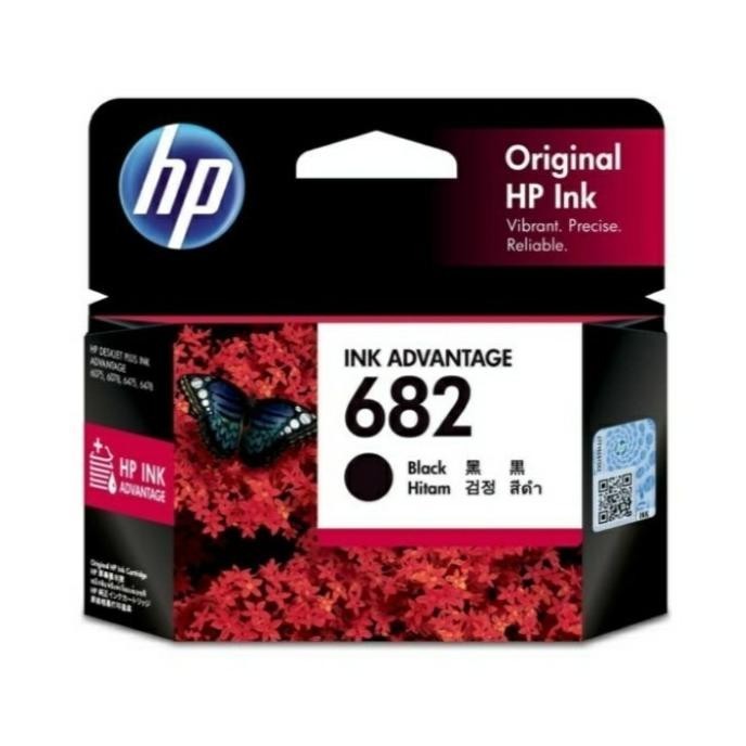 Jual Tinta HP 682 Black Hitam HP682 Original Ink Advantage Cartridge ...