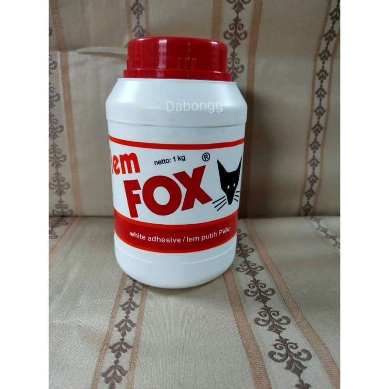 Jual Lem Fox Botol Plastik 1Kg/ Lem Fox Putih Pvc/ Lem Fox 1 Kg Putih/ Lem Kayu | Shopee Indonesia