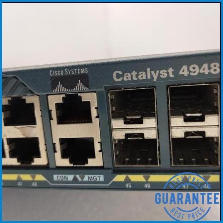 Jual | CNS | SWITCH HUB CISCO CATALYST 4948 48 PORT WS-C4948-S V05 48 ...