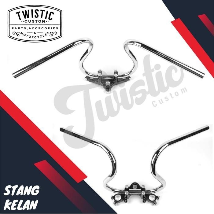 Jual Stang Stir Kelan Motor Custom Chopper Bobber W175 Scorpio ...