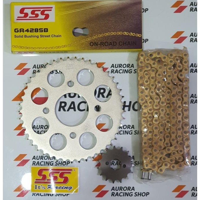 Jual Gear Set Sss 428 Cb 150 R /New Cb 150 R /Cbr 150 / Sonic 150 / Verza | Shopee Indonesia
