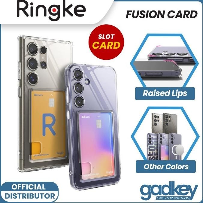 Jual Jual Case Samsung Galaxy S24 Ultra Plus Ringke Fusion Card Clear