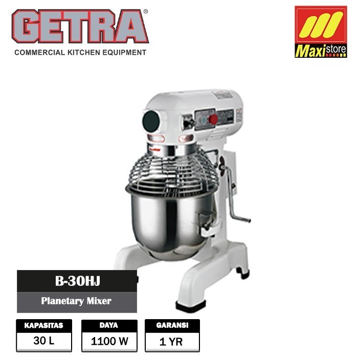 Jual ^%^%^%^%] Planetary Mixer GETRA B30 / B-30 HJ Mixer Roti [30 L ...