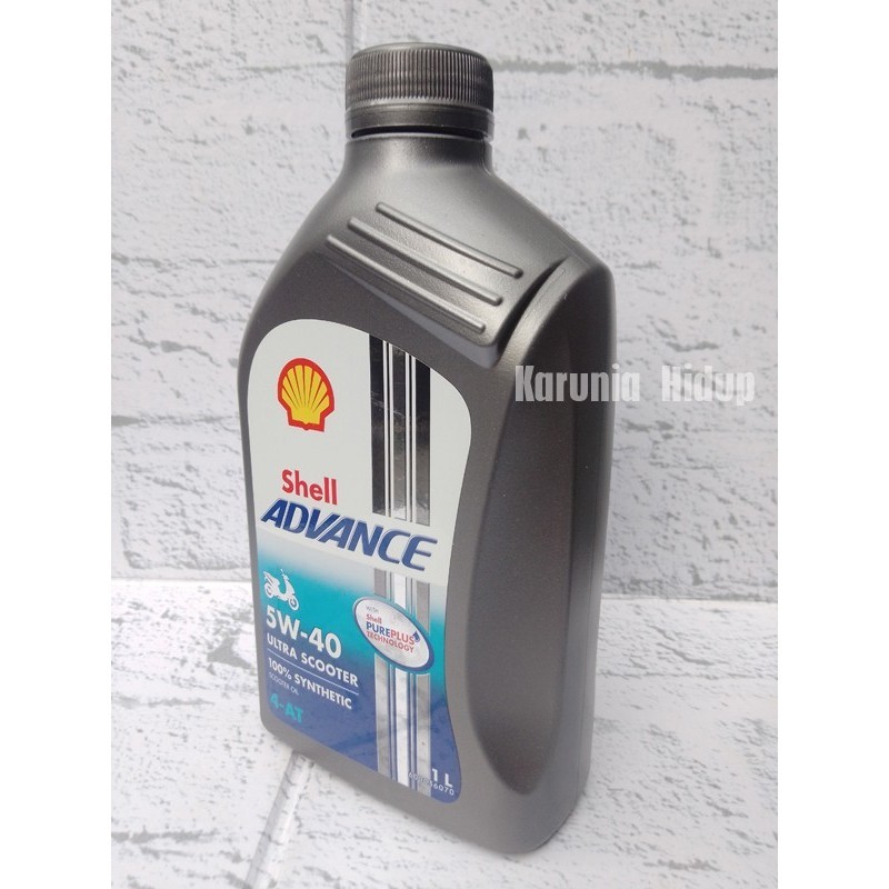 Jual Oli Shell Advance Ultra Scooter 5W 40 1 Liter Oli Motor Matic ...