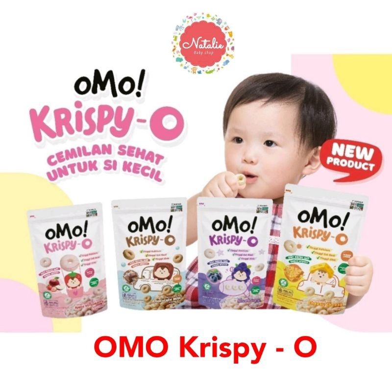 Jual OMO Krispy O - Cemilan snack bayi sehat Gluten free NO MSG ...