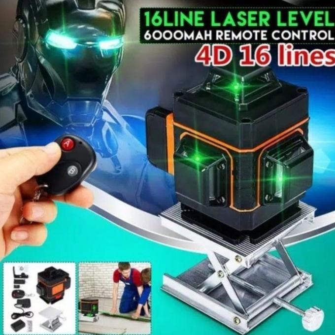 Jual LASER LEVEL 4D 16 LINE WITH REMOTE. TAFFWARE HILDA ORANGE LD515 ...