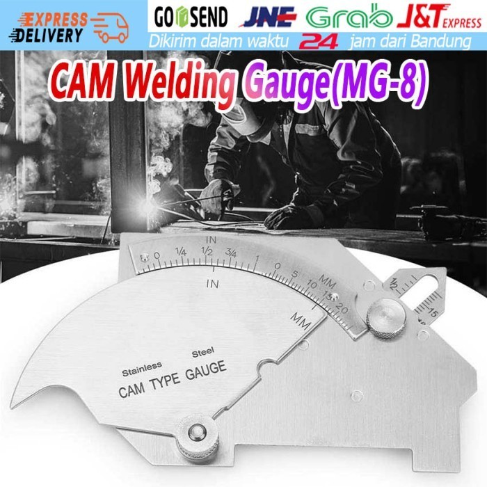 Jual Welding Gauge Mg-8 Alat Ukur Ketebalan Las Inspection Cam Tipe ...