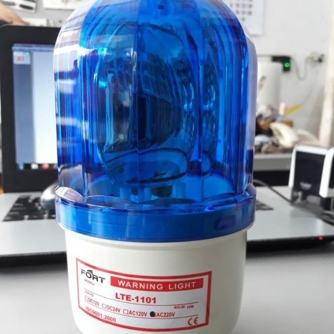 Jual BEBAS ONGKIR - Lampu Warning Light Rotary LTE 1101 24V DC Fort ...