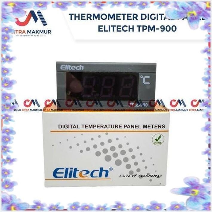 Jual [FMF] DIGITAL THERMOMETER PANEL SUHU ELITECH TPM 900 SENSOR COLD STORAGE KULKAS FREEZER ...