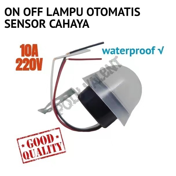 Jual saklar sensor cahaya lampu jalan otomatis waterproof AS-10 A-200V ...