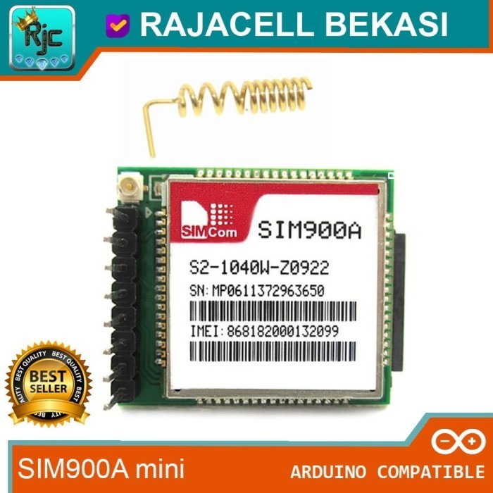 Jual Sim900A Gsm Gprs Serial Module Ver.4 Minimal Dev Board | Shopee ...