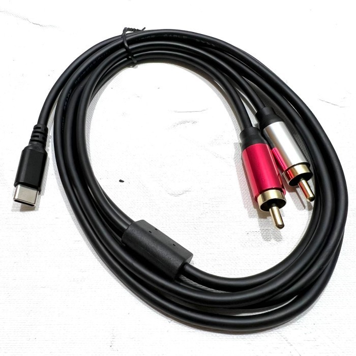 Jual Kabel Audio Iphone To Rca - Cable Audio Jack Type C To Rca Atau ...