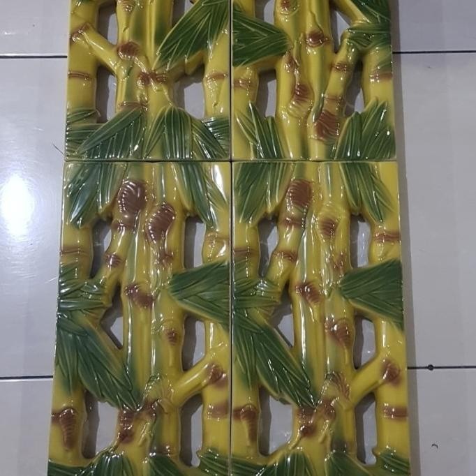 Jual roster keramik bambu 20 x 40cm | Shopee Indonesia