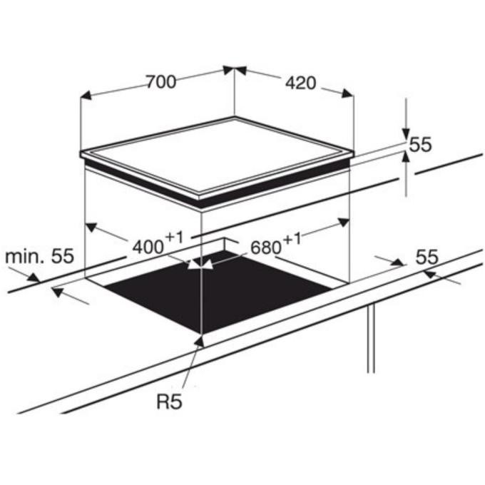 Jual [Promo] Electrolux Ehi7260Bb Kompor Tanam Induksi Hob 2 Tungku 70 ...