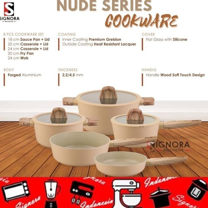 Jual New Signora Nude Series Package 1 Set Cookware Dan Nude Series