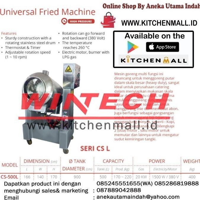 Jual [Promo] Cs-500L Universal Fried Machine / Mesin Goreng Putar Skala ...