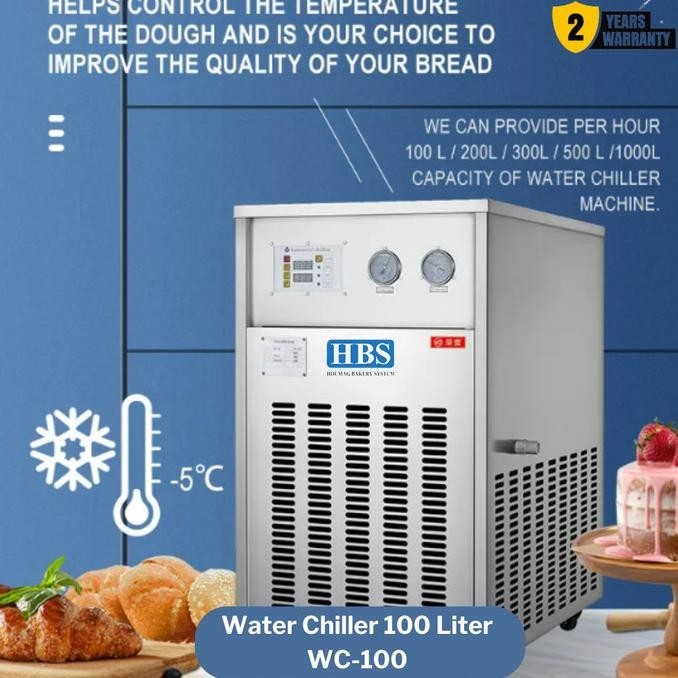 Jual [New] Hbs Water Chiller For Bakery Capasitas 100 Liter | Shopee ...