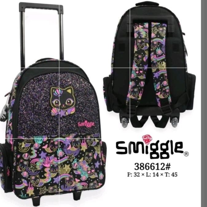 Jual [New] Smiggle Trolley Black Cat Backpack/Tas Koper Anak/Blackcat ...
