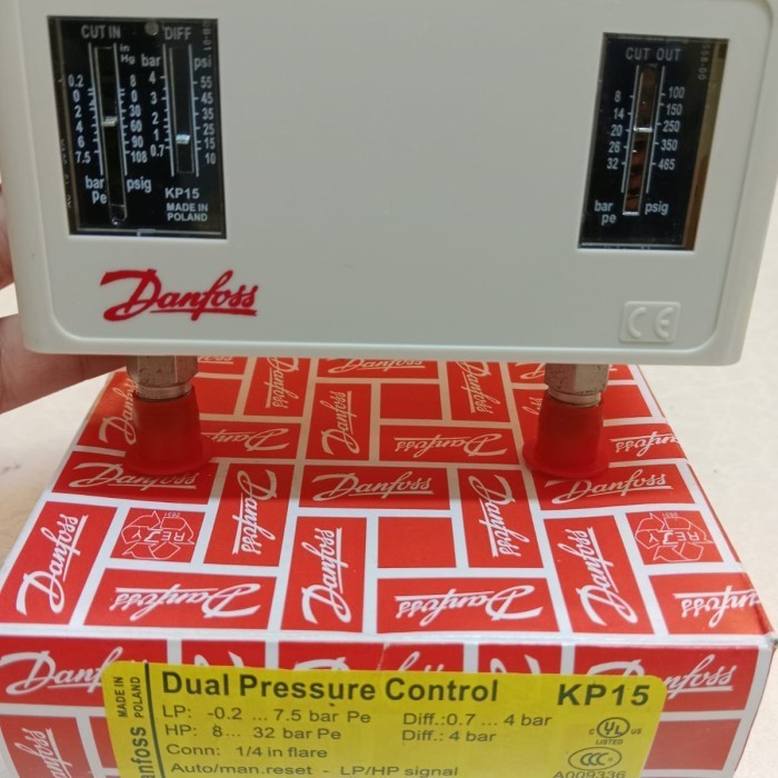 Jual Jual! Danfoss Pressure Switch Kp 15 Hplp ( Auto Manual) | Shopee Indonesia