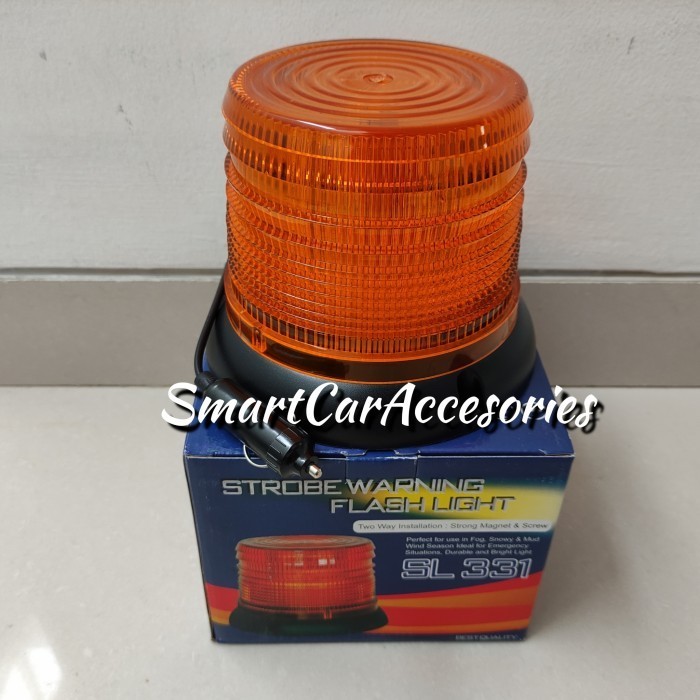 Jual Lampu Rotary Rotari Led Strobo Flash Art Sl 331 Magnet 12 - 24 V ...