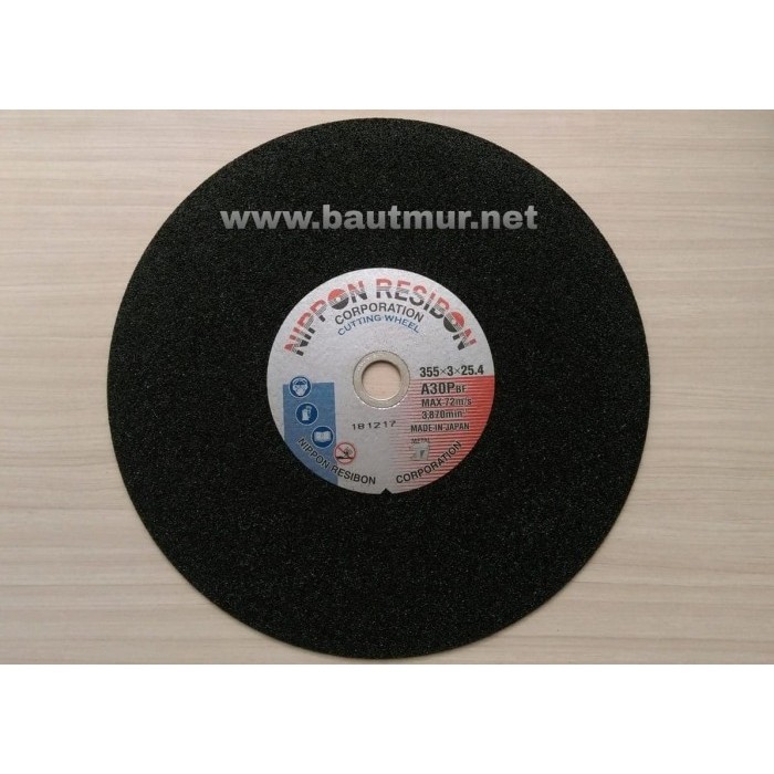 Jual Mata Gerinda 14X3 Cutting Wheel Nippon Resibon 14 Inch | Shopee ...