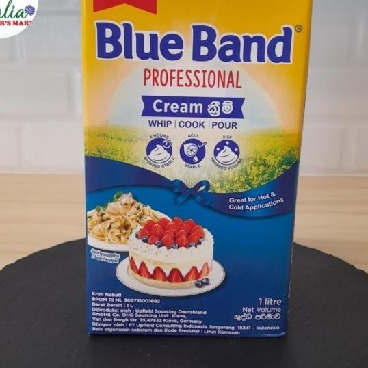 Jual Blue Band Professional Whipping Cooking Cream Kemasan 1 Liter ...