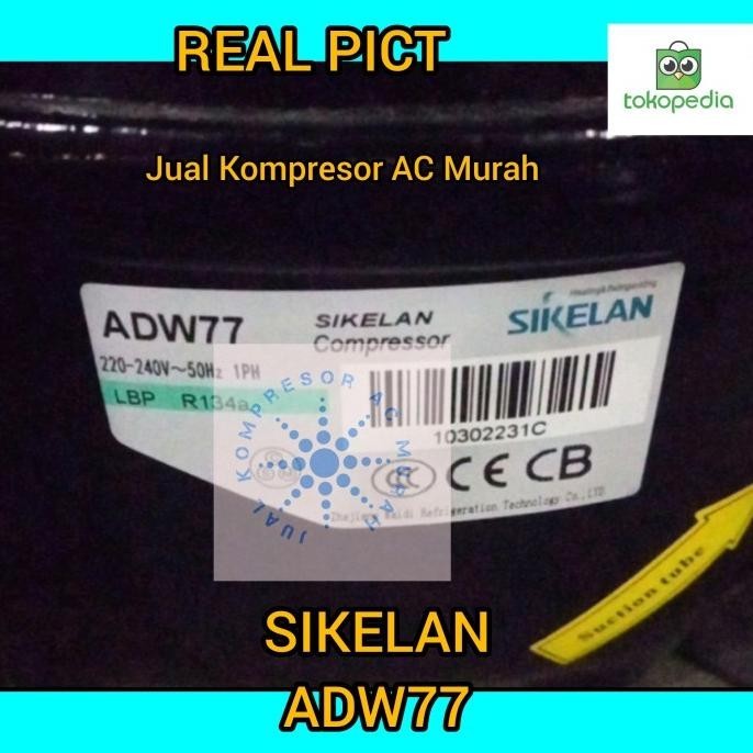 Jual Baru!! Compressor Sikelan Adw77 / Kompresor Sikelan Adw77 | Shopee ...