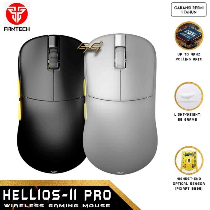 Jual Fantech HELIOS II XD3 V3 Wireless Mouse Gaming Wireless Bluetooth 4k | Shopee Indonesia