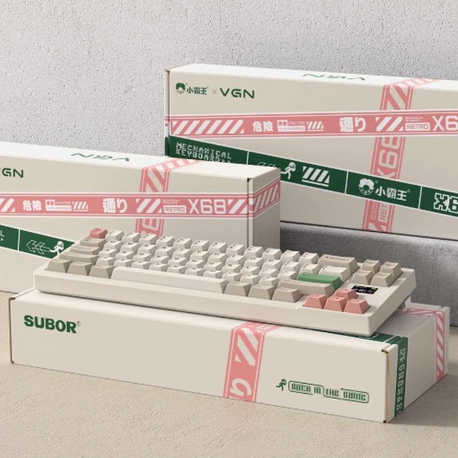 Jual VGN x SUBOR X68 Oled Mechanical Keyboard 65% - Cream | Shopee ...