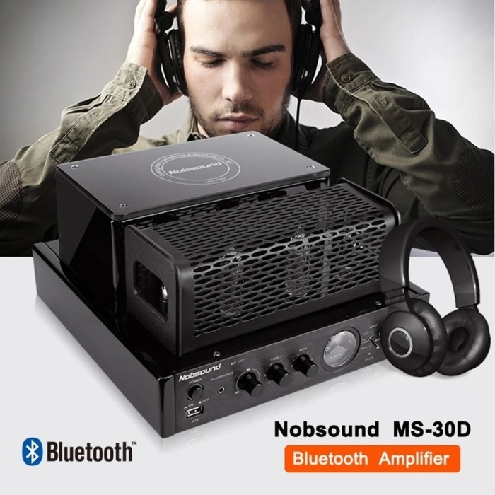 Jual Nobsound Ms-30Dmkii 6P1 Hybrid Tube Amplifier 2X25W W Dac, Bt & U ...