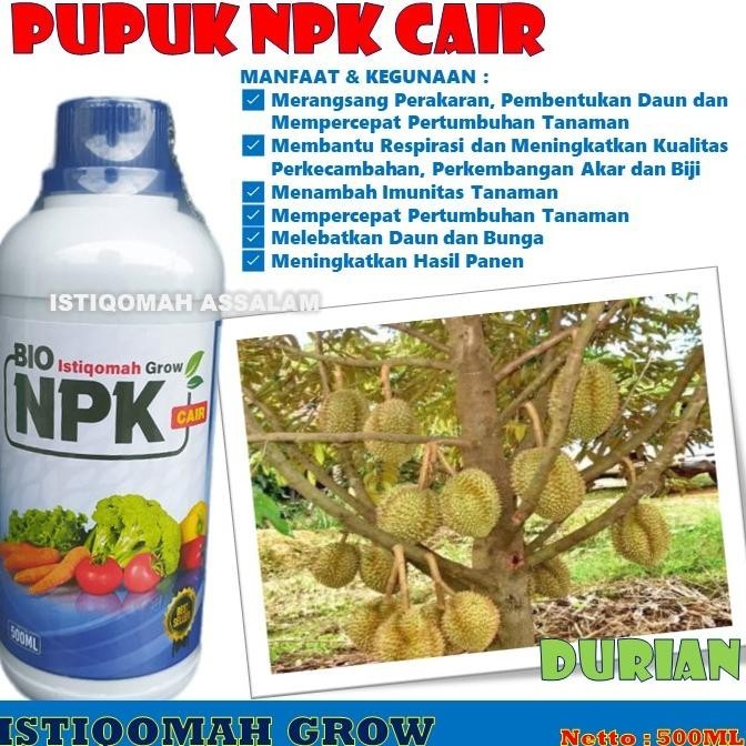 Jual Flashsale Pupuk Penyubur Akar Dan Daun Durian Terbaik Bio Istiqomah Grow Isi 500Ml Pupuk ...