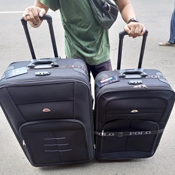 Jual NEW!! KOPER 32 INCH POLO JUMBO 32 INCH BAHAN KANVAS 28 INCH ...