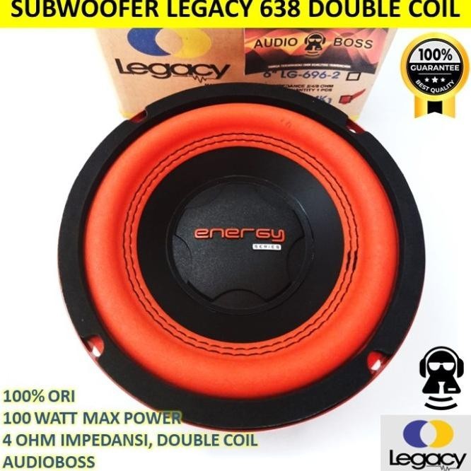 Jual Speaker Subwoofer 6 Inch 6In 6" Legacy 6 638 Lg 638-2 150 Watt ...
