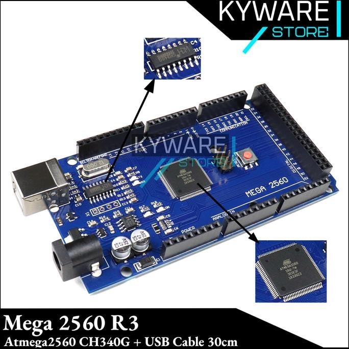 Jual Arduino Mega 2560 R3 Compatible Board CH340 MEGA2560 16U2 | Shopee Indonesia