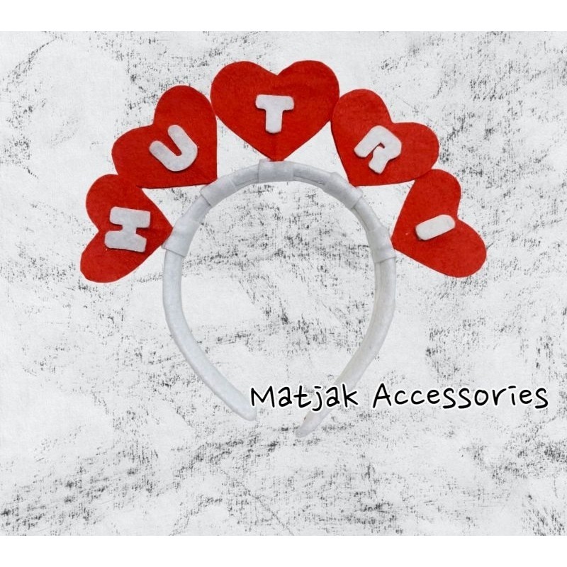 Jual OQS BANDO LOVE AGUSTUSAN ATRIBUT KARNAVAL HUT RI 79 BANDANA ...