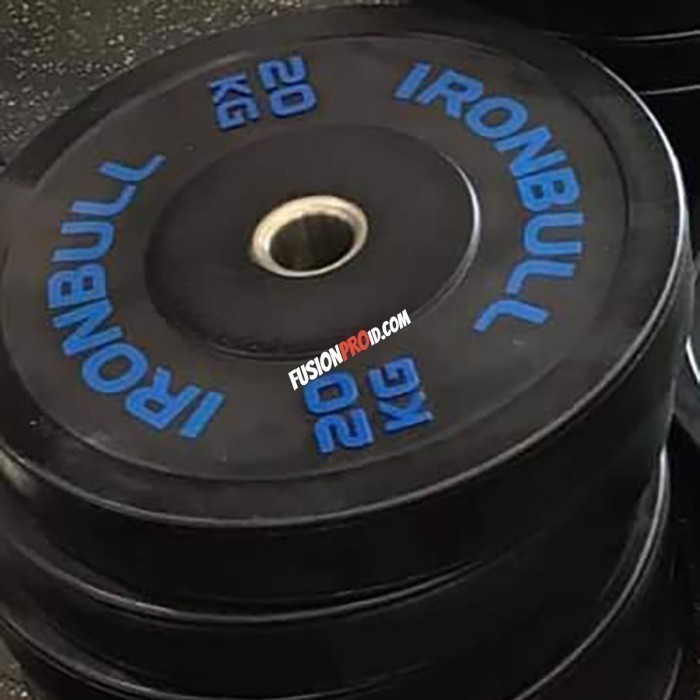Jual Gercep Plat Beban Set 5Kg X2 Black Rubber Bumper Plate Ironbull Iron Bull | Shopee Indonesia